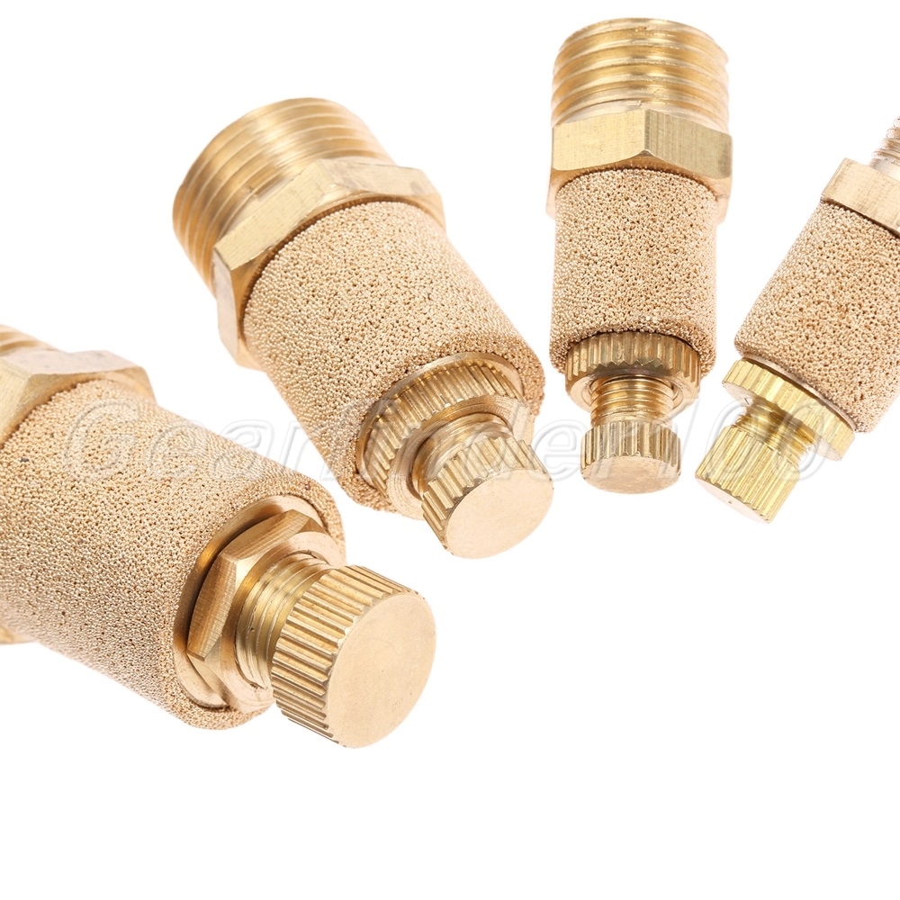 Pneumatic Muffler Silencer Filter Air Flow Speed Controller Brass ...